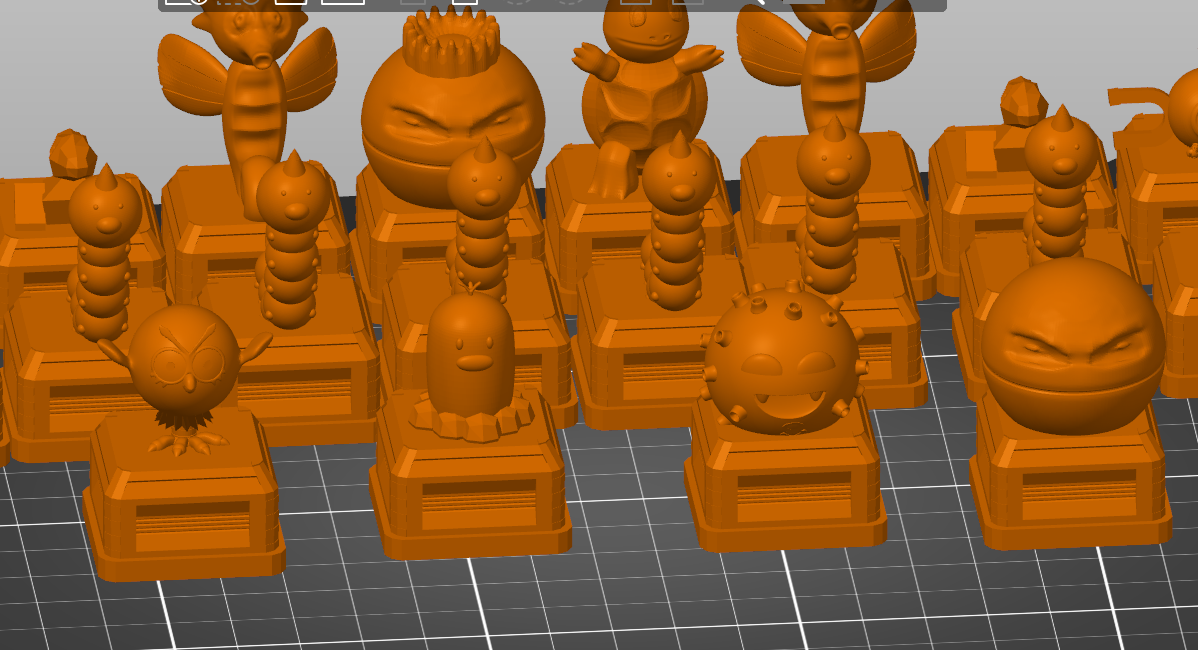 🐉 Pokemon chess・Free STL File for ・Cults