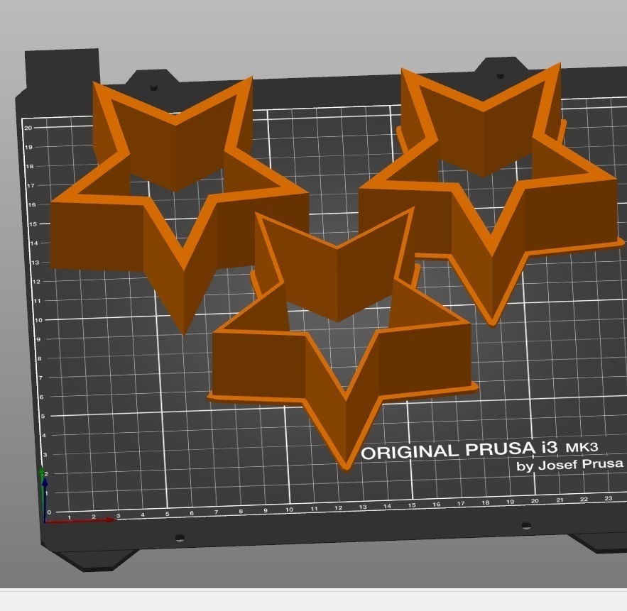 ⭐ Star cutter for cookie・Free OBJ File for ・Cults