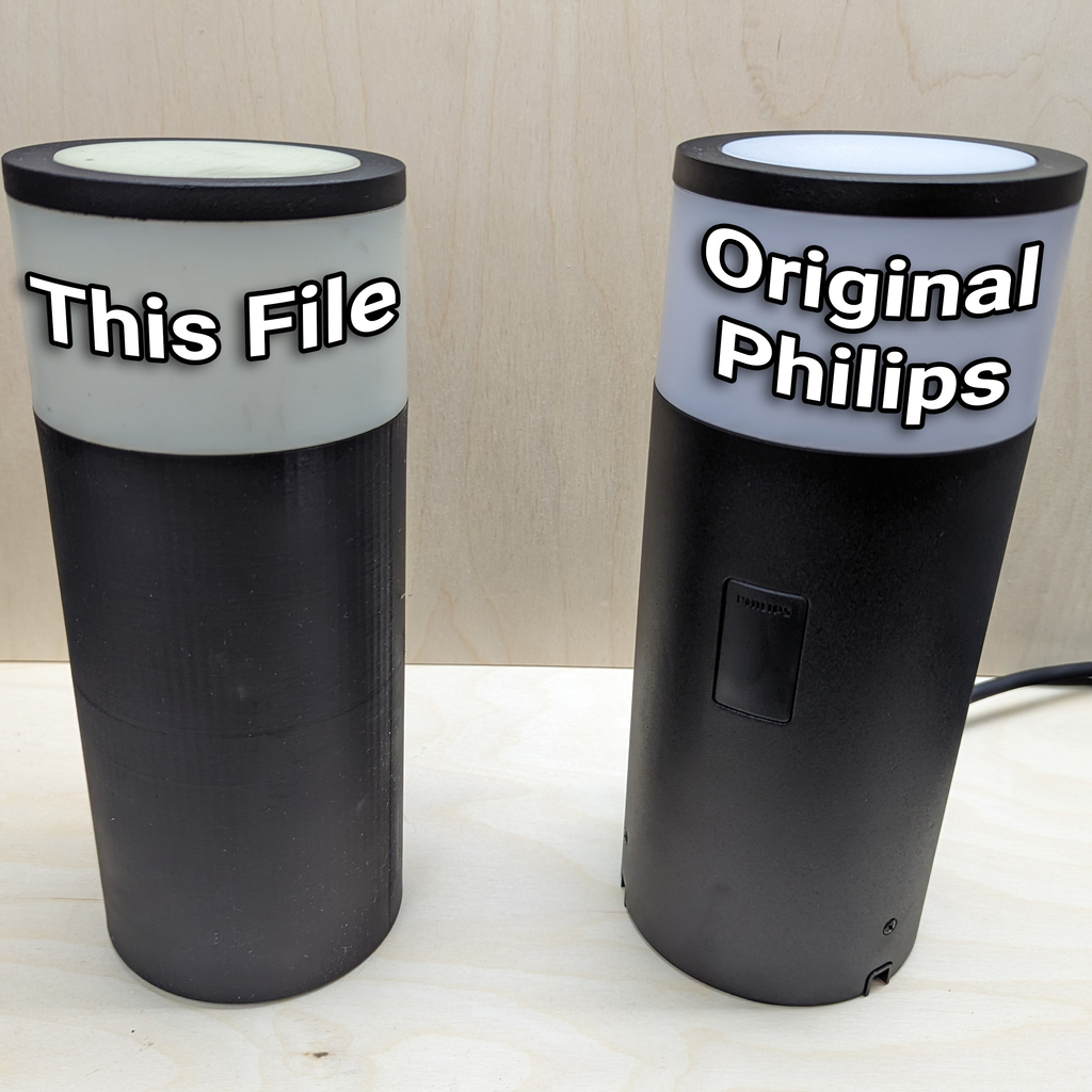 Archivo 3D gratis Philips Hue Bollard - Replacement Body (no diffuser ...