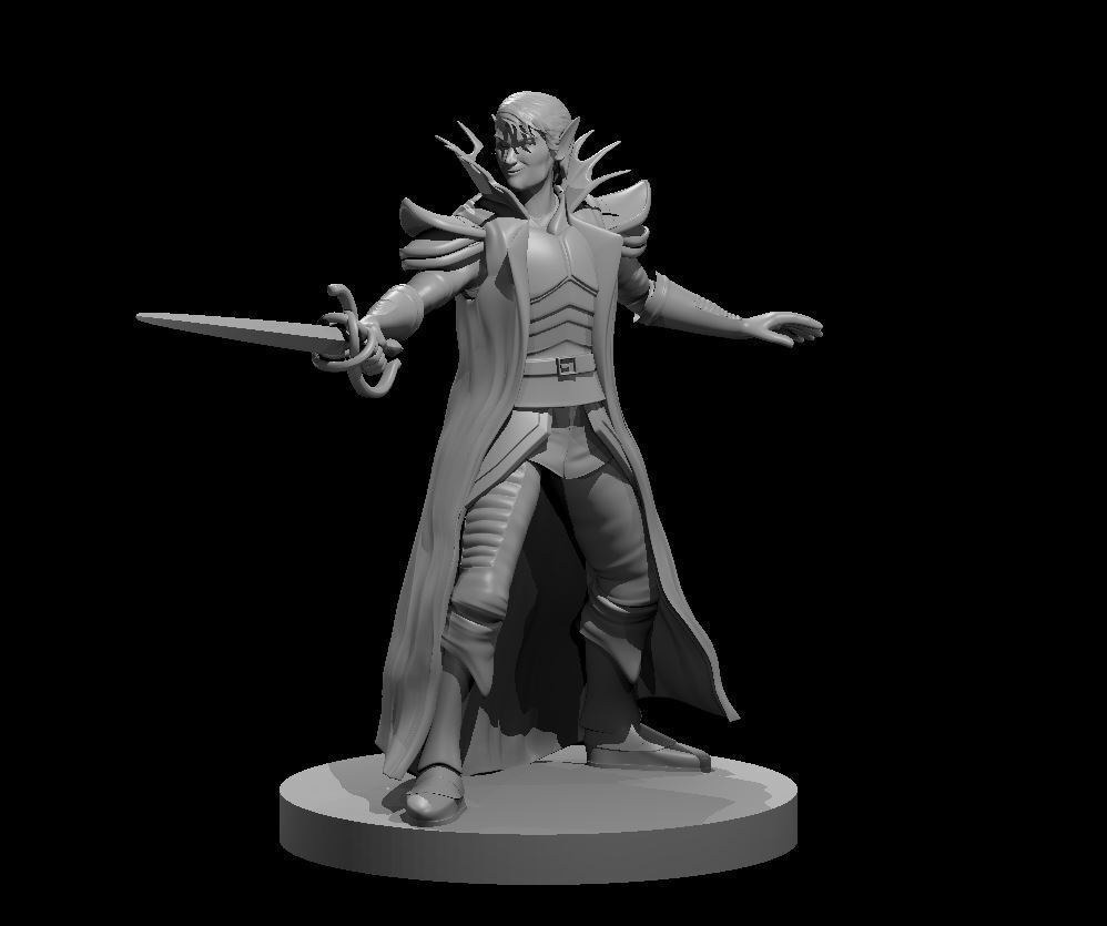🧝 Shadow Fey Elves・Free STL File for 3D printing・Cults