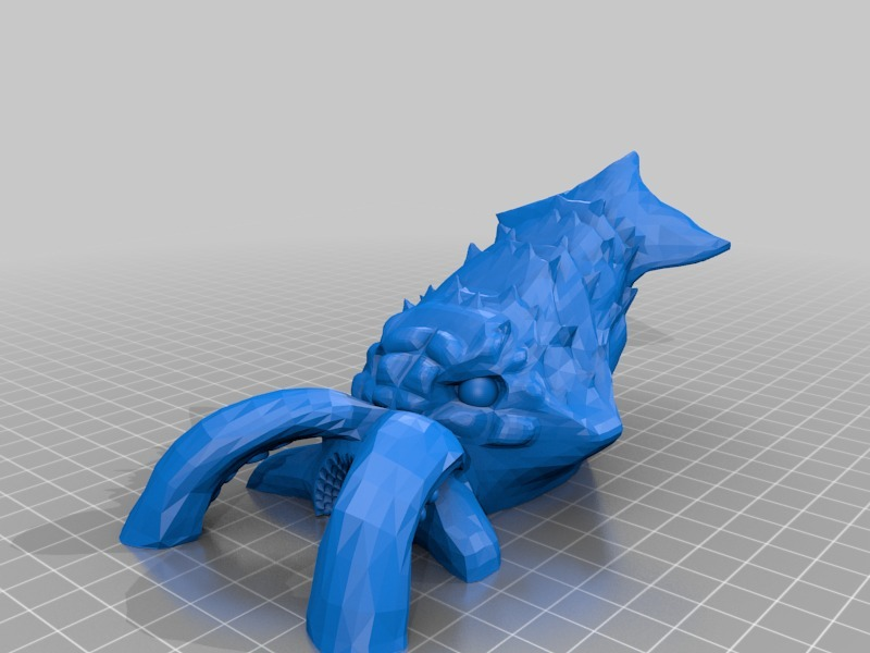👹 The Kraken!・Free STL File for 3D printing・Cults