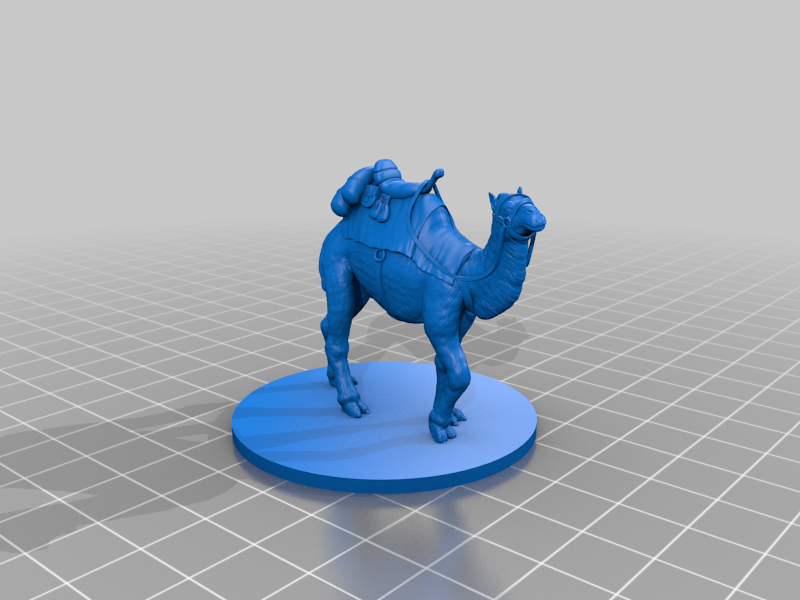🐪 Camel Mount with and without a mini slot・Free STL File for 3D ...