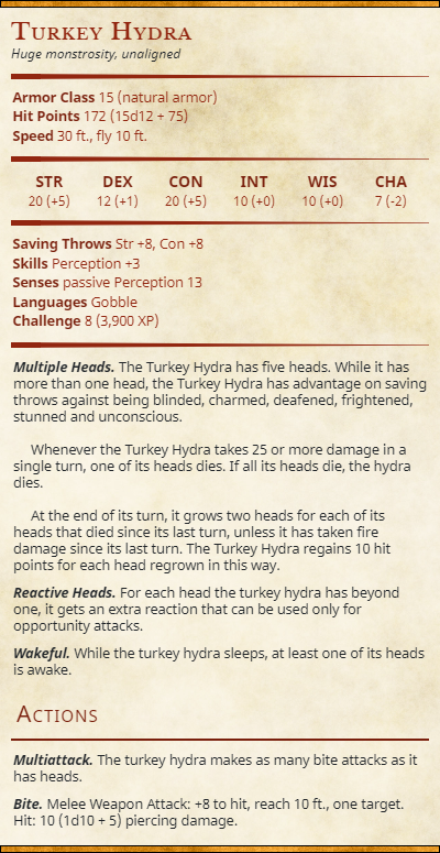 🦃 Turkey Hydra・Free STL File for 3D printing・Cults