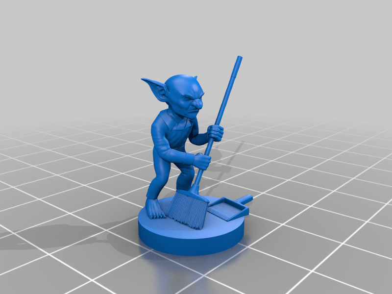 👺 Goblin Dungeon Janitor・Free 3D File for ・Cults