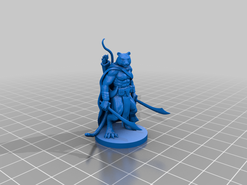 🐅 Weretiger Updated・Free STL File for 3D printing・Cults