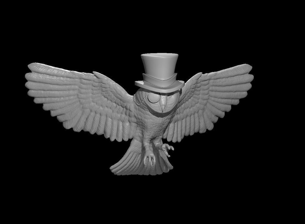 Free STL file Owl Noble 🦉 ・3D printable model to download・Cults