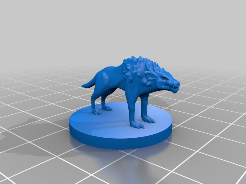 🐕 Hell Hound・Free STL File for 3D printing・Cults