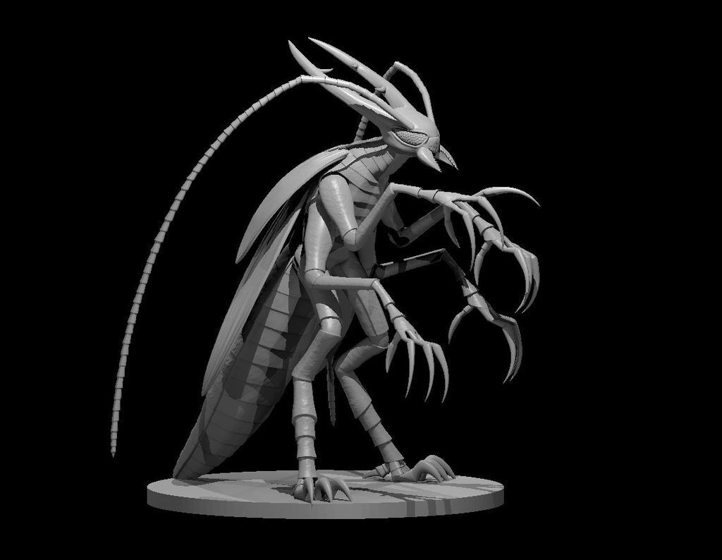 🪳 Akyishigal, Demon Lord of Cockroaches・Free STL File for 3D printing・Cults