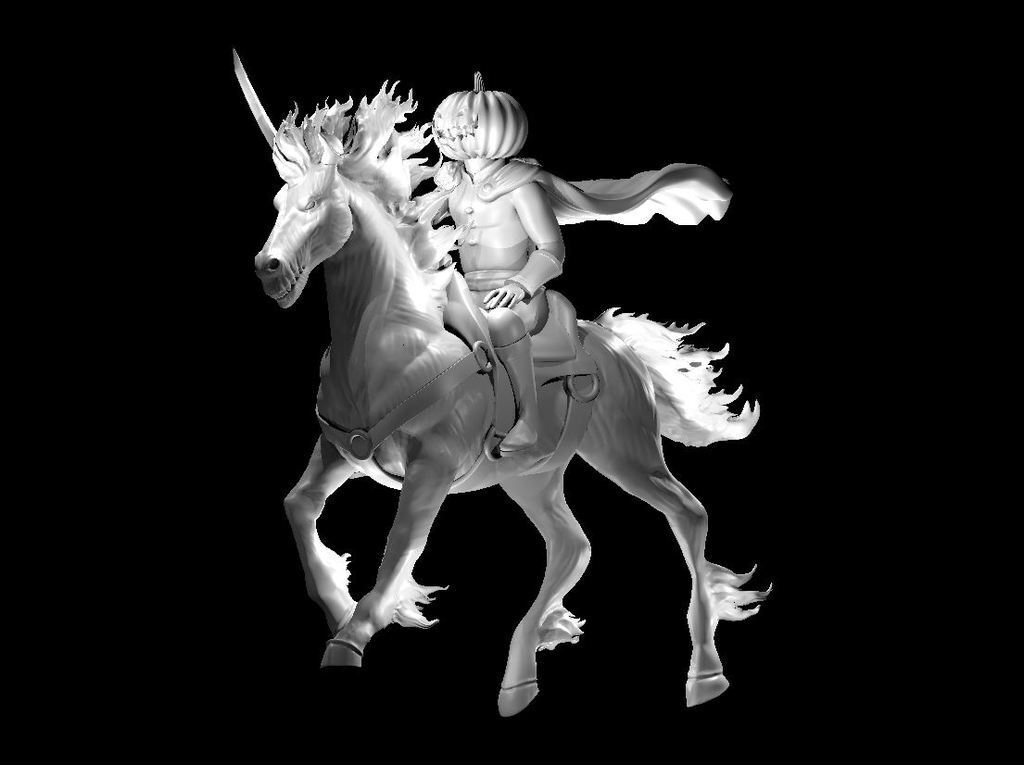 Free STL file Headless Horseman 🎃 ・3D printable object to download・Cults