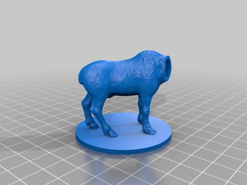 🎲 Moose Miniature・Free STL File for 3D printing・Cults