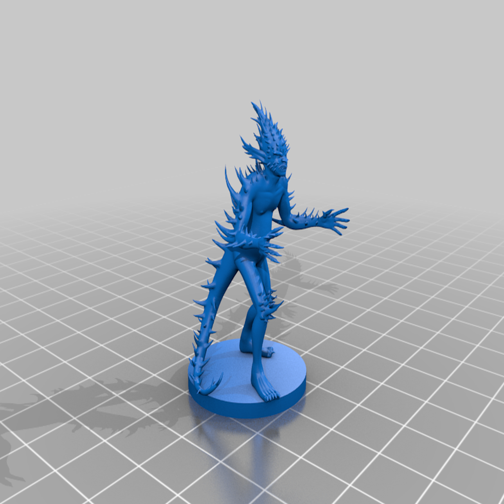 😈 Barbed Devil・Free STL File for 3D printing・Cults