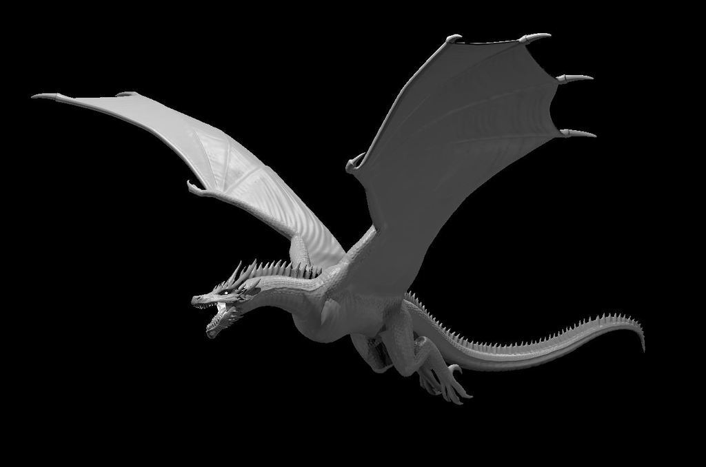 Archivo STL gratis Draco alado 🐉 ・Modelo para descargar y imprimir en ...