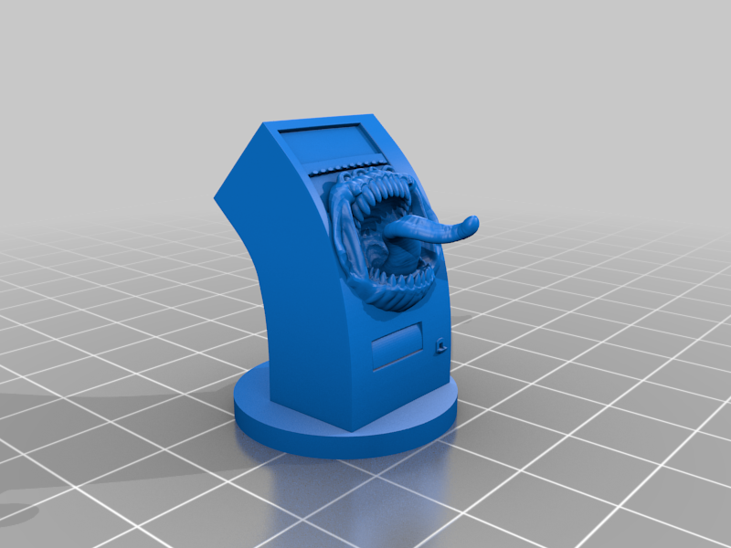 👹 Japanese Vending Machine Mimic・Free STL File for 3D printing・Cults