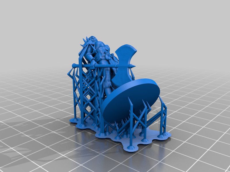 👺 Orc Fighter・Free STL File for 3D printing・Cults