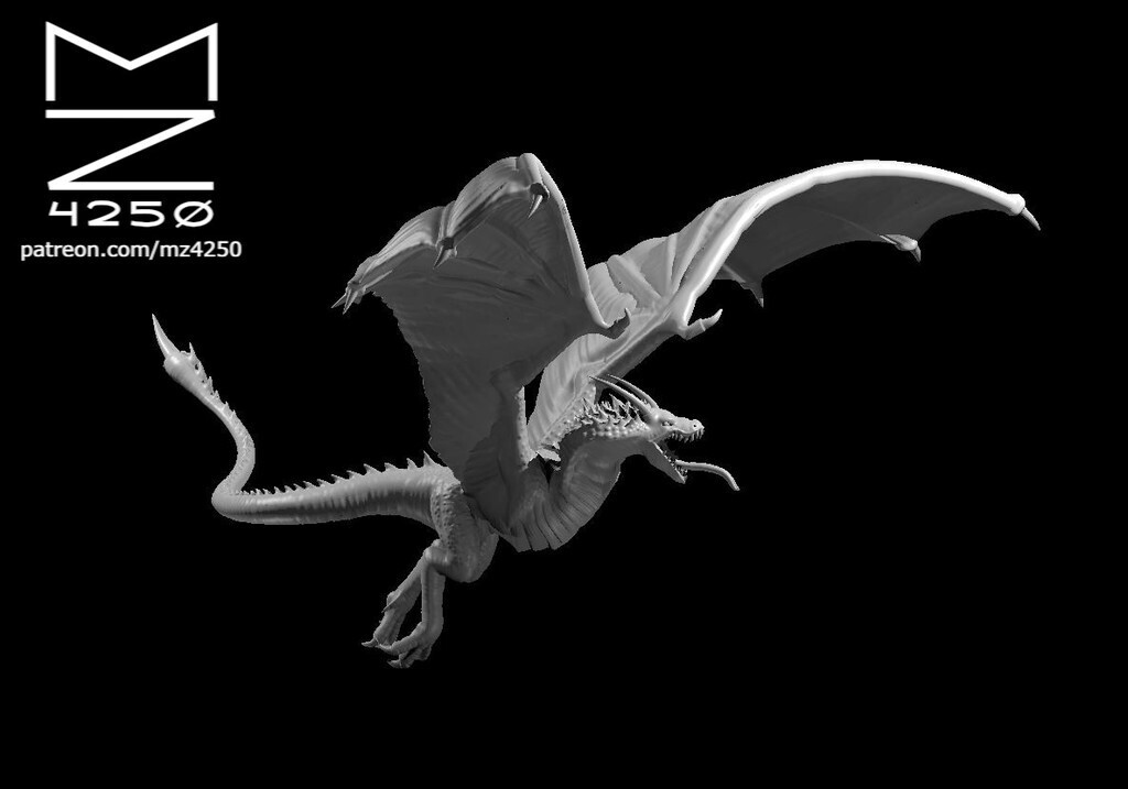 Бесплатный STL файл Wyvern 🐉 ・Модель 3D-принтера для скачивания・Cults