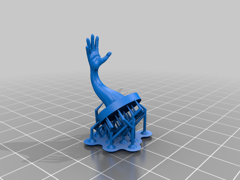 🧙 Mage Hand Spell Effect・Free STL File for 3D printing・Cults