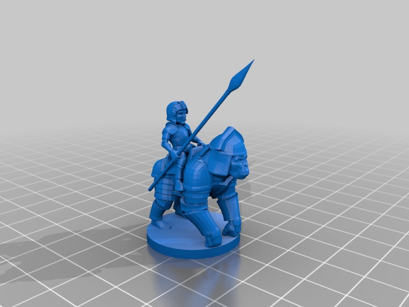 🦍 Halfling Cavalier on an Armored Gorilla!・Free STL File for 3D ...