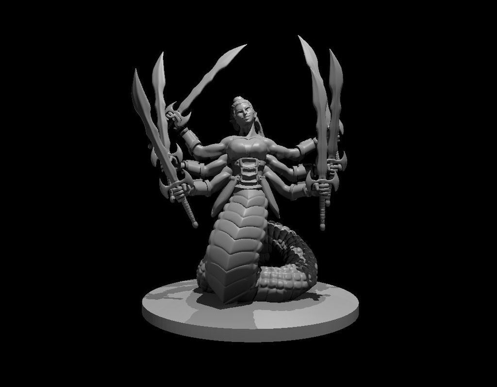 😈 Marilith・Free STL File for 3D printing・Cults