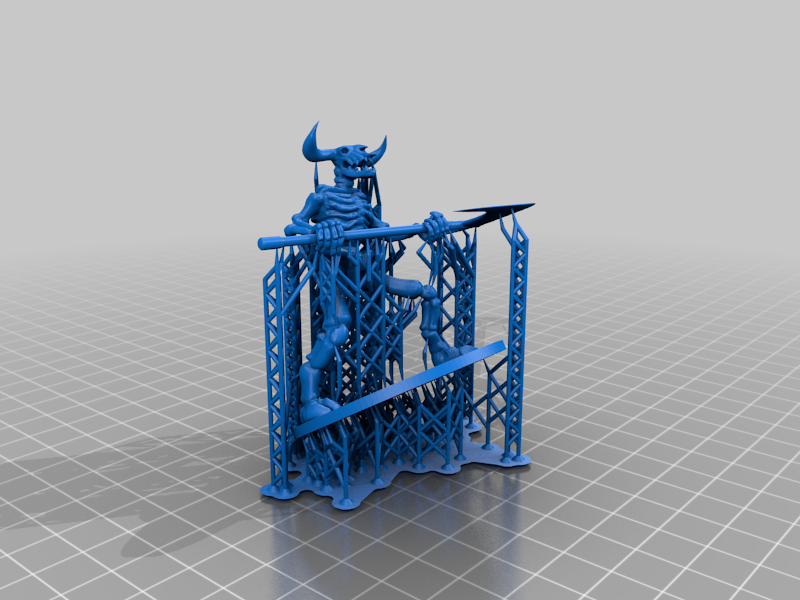 💀 Minotaur Skeleton Updated・Free STL File for 3D printing・Cults