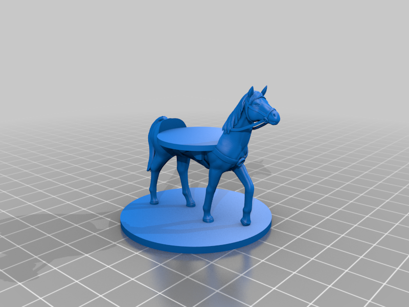 Free STL file Riding Horse with mini slot 🐎 ・3D printing idea to ...