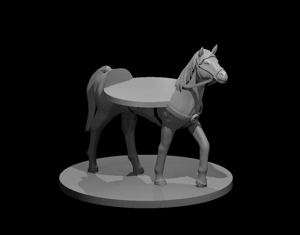 🐎 Riding Horse with mini slot・Free STL File for 3D printing・Cults