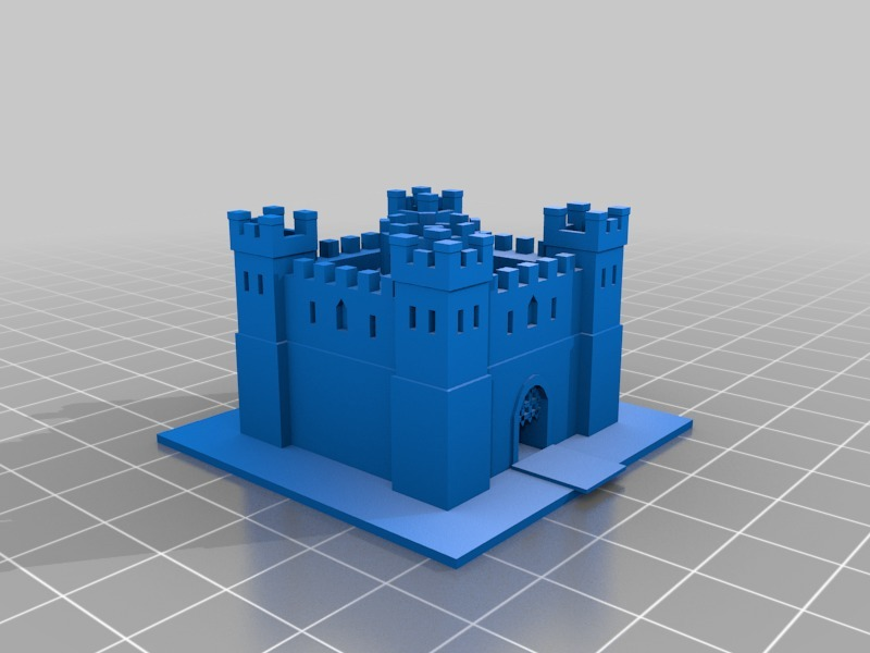 🏰 Tiny Castle・Free STL File for 3D printing・Cults