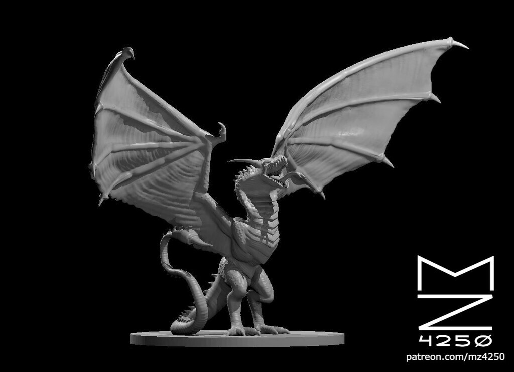🐉 Wyvern Updated・Free STL File for 3D printing・Cults