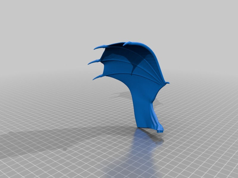 Free STL file Blue Dragon Flying 🐉 ・3D print design to download・Cults