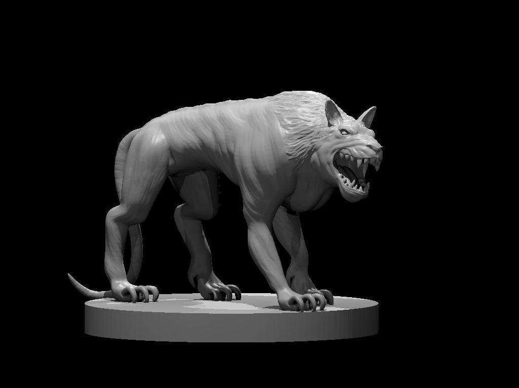 🐕 Hell Hound・Free STL File for 3D printing・Cults