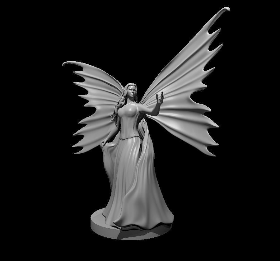 🧚 Fairy Queen・Free STL File for 3D printing・Cults