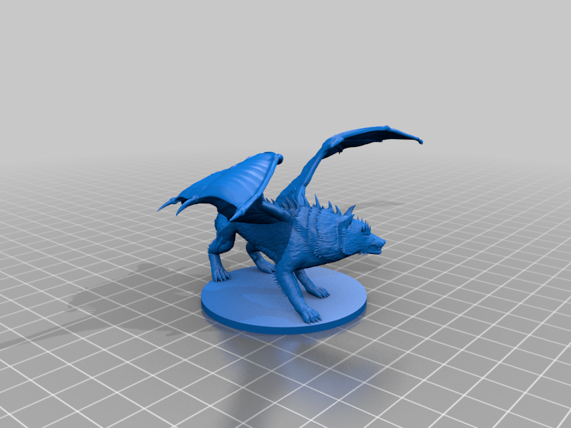 Free STL file Draconic Wolf 🐺 ・3D printer model to download・Cults