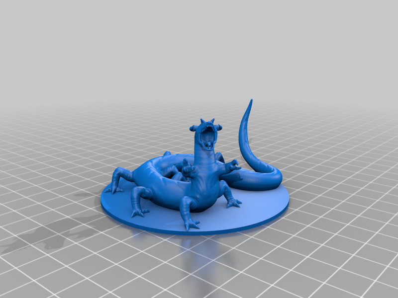 Free STL file Behir Updated 🐊 ・3D printing model to download・Cults