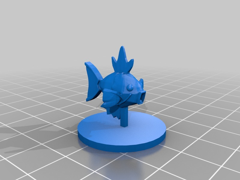 🐉 Magikarp・Free STL File for 3D printing・Cults