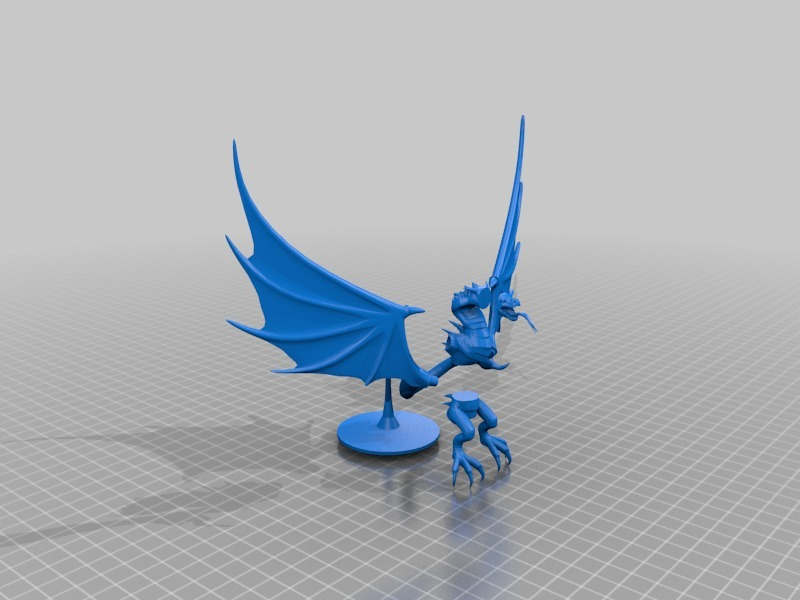 🐉 Wyvern・Free STL File for 3D printing・Cults