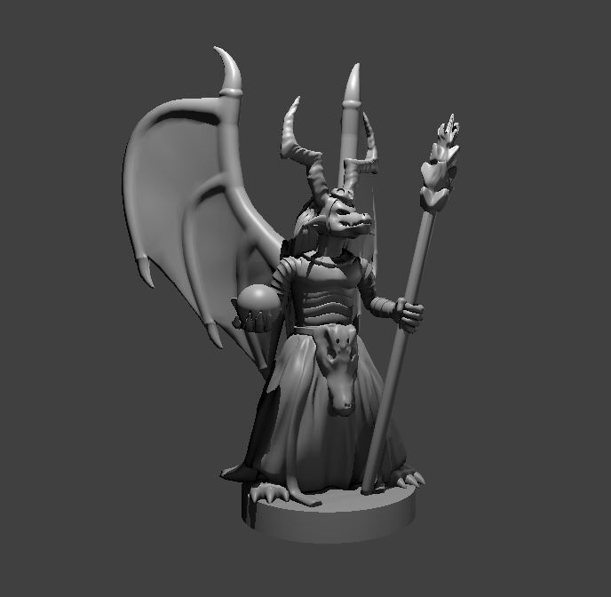 Free 3D file Kobold Chieftain 🎲 ・3D print design to download・Cults
