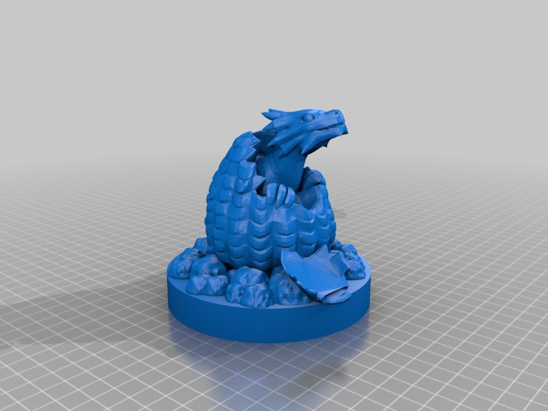👶 Baby Dragon Hatching・Free STL File for 3D printing・Cults