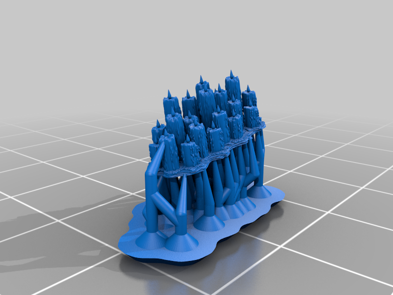 🫠 Group of Melted Candles・Free STL File for 3D printing・Cults
