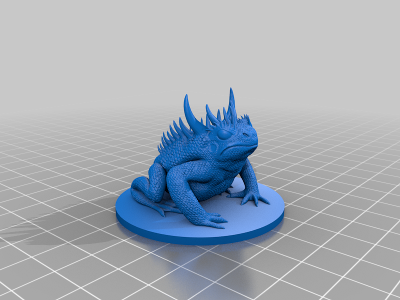 Free STL file Demon Toad 🐸 ・3D printer model to download・Cults