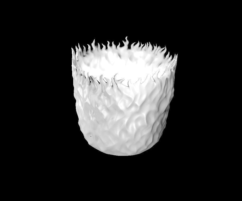 🔥 Wall of Fire・Free STL File for 3D printing・Cults