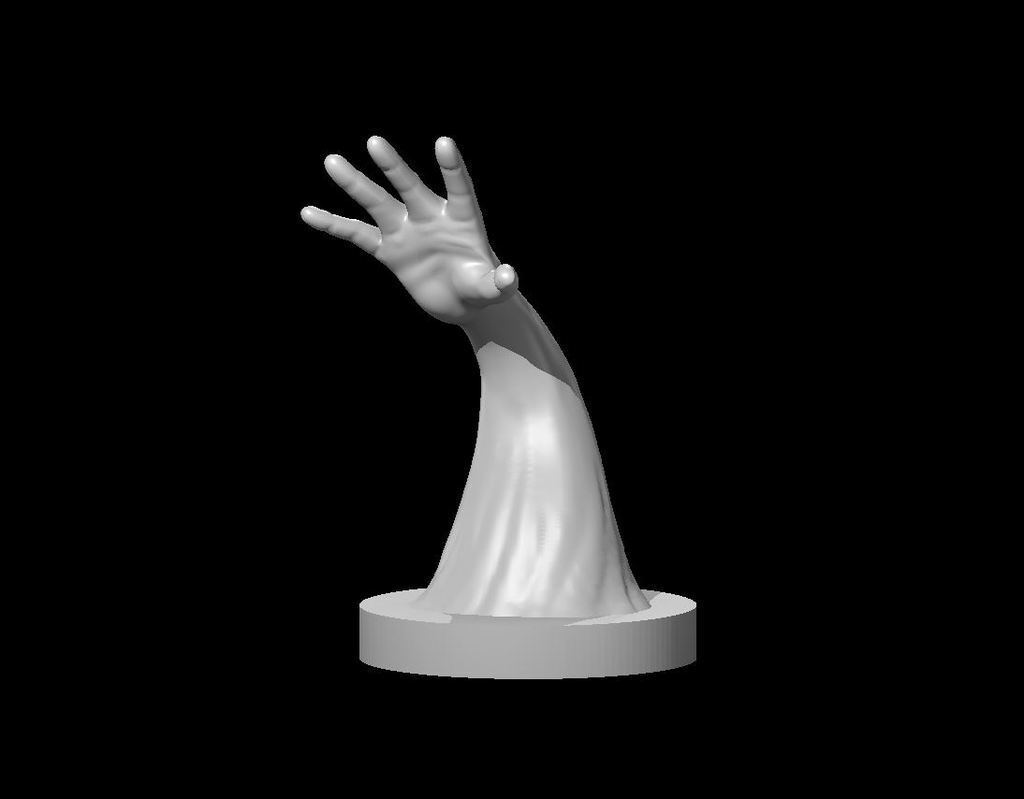 🧙 Mage Hand Spell Effect・Free STL File for 3D printing・Cults