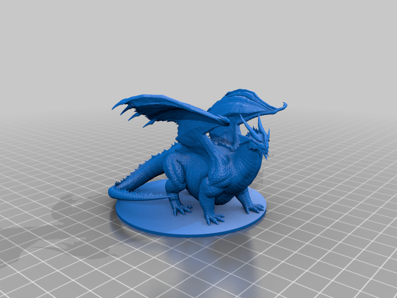 🐉 Chonky Red Dragon・Free STL File for 3D printing・Cults