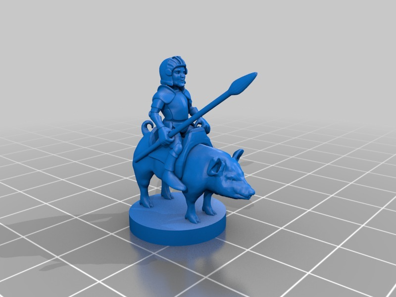 🐖 Halfling Calvary!・Free STL File for 3D printing・Cults