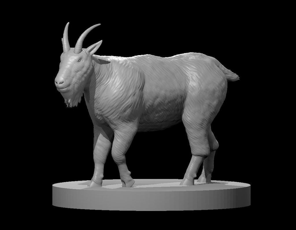 ⛰️ Mountain Goat and Giant Mountain Goat minis・Free STL File for 3D ...