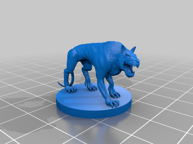 🐕 Hell Hound・Free STL File for 3D printing・Cults
