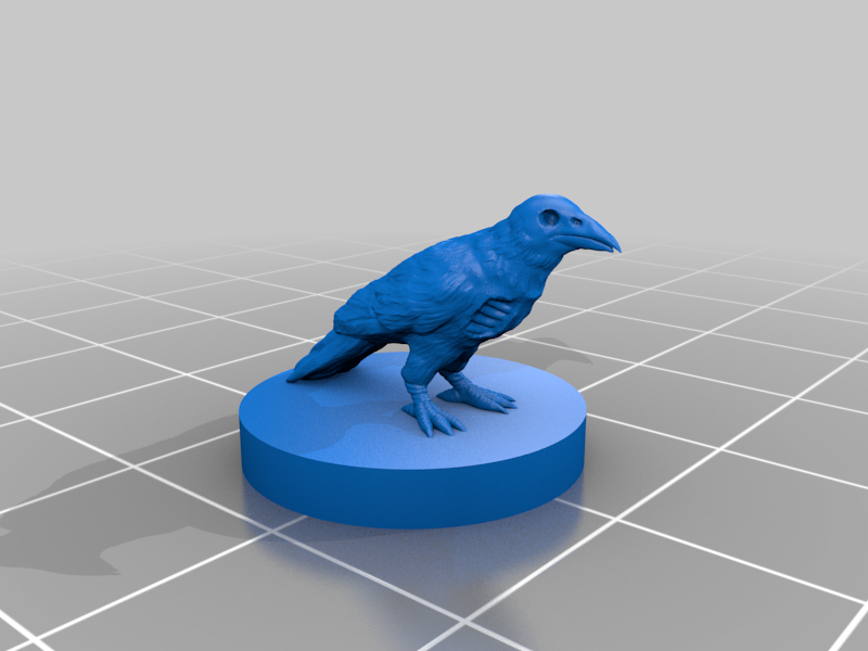 🧟 Zombie Raven・Free STL File for 3D printing・Cults