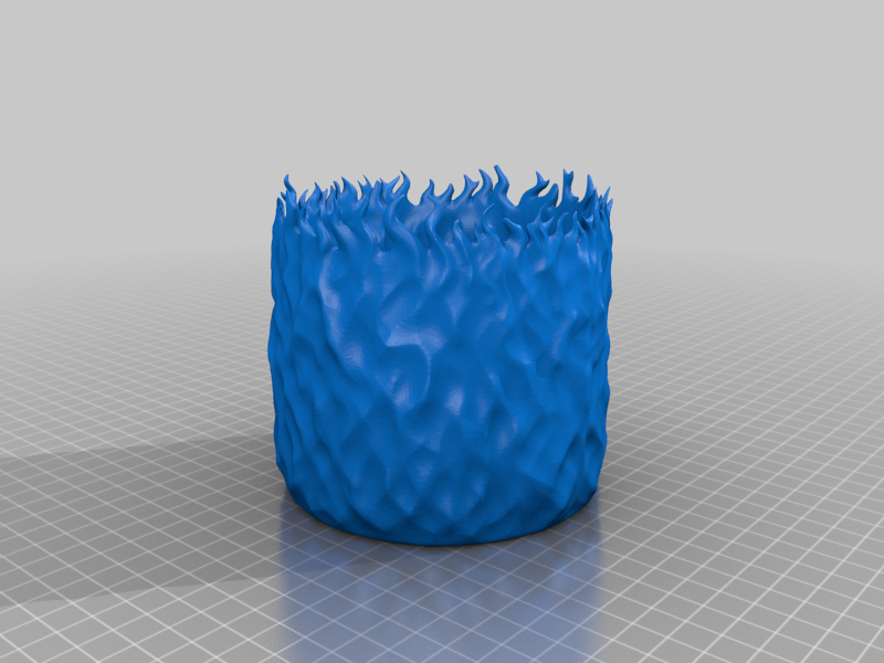 🔥 Wall of Fire・Free STL File for 3D printing・Cults