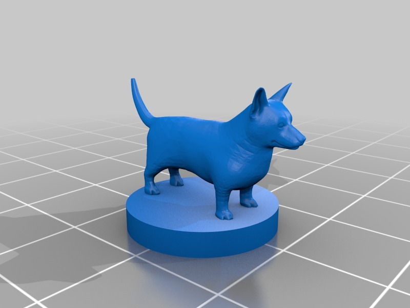 🎲 Corgi miniature・Free STL File for 3D printing・Cults