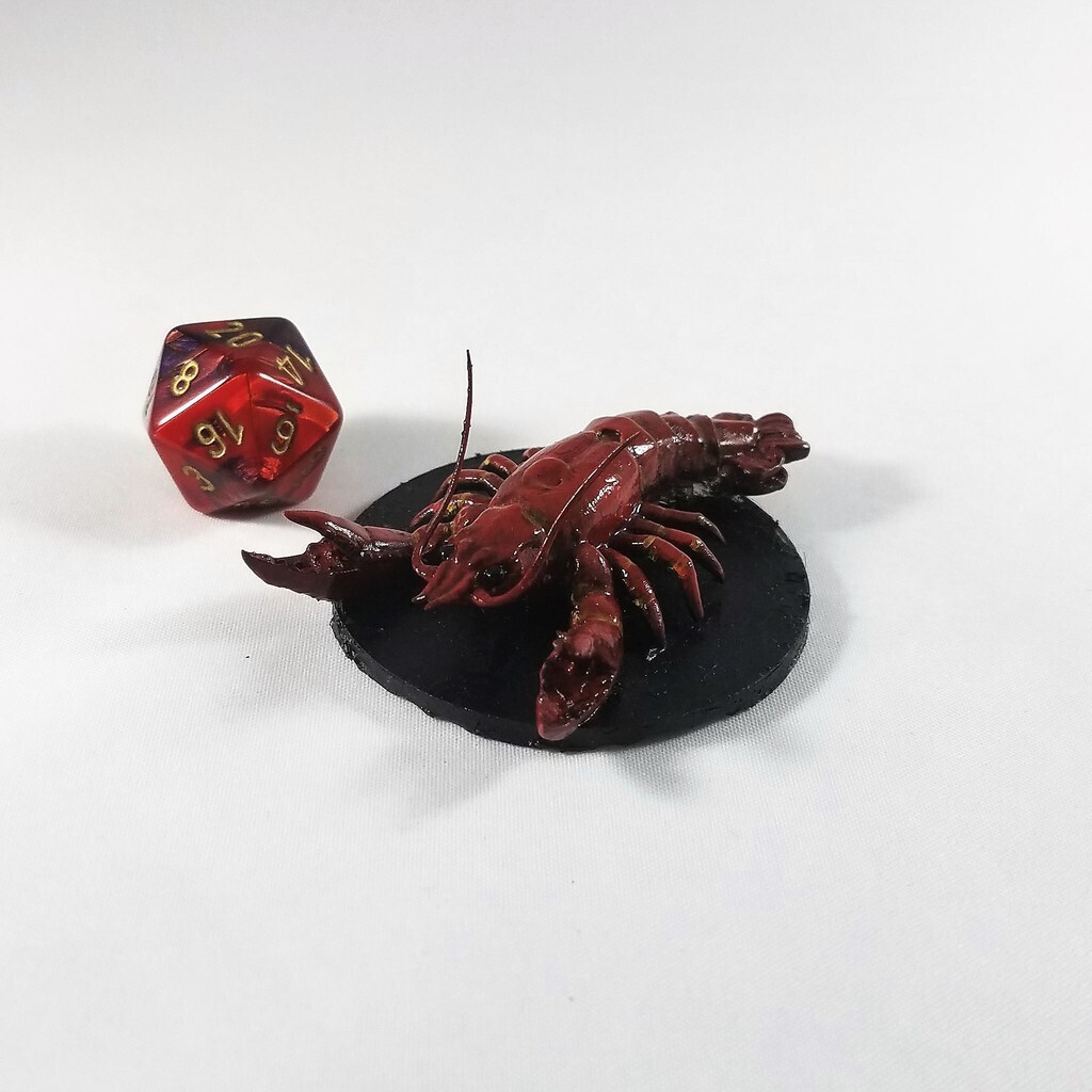 🎲 Giant Crawfish・Free STL File for 3D printing・Cults