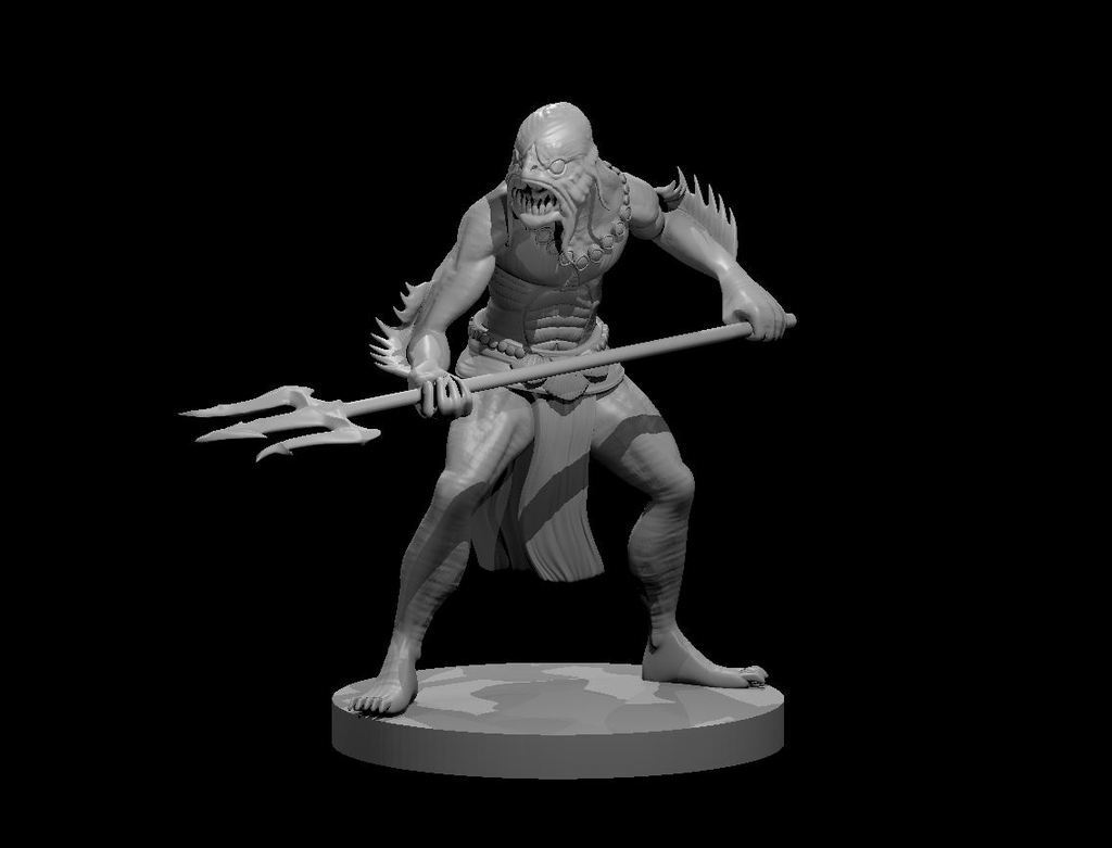 🐠 The Deep Ones・Free STL File for 3D printing・Cults