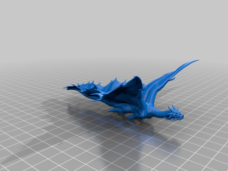🐉 Gold Dragon - ¡Volando!・Archivo STL Gratis para Impresión 3D・Cults